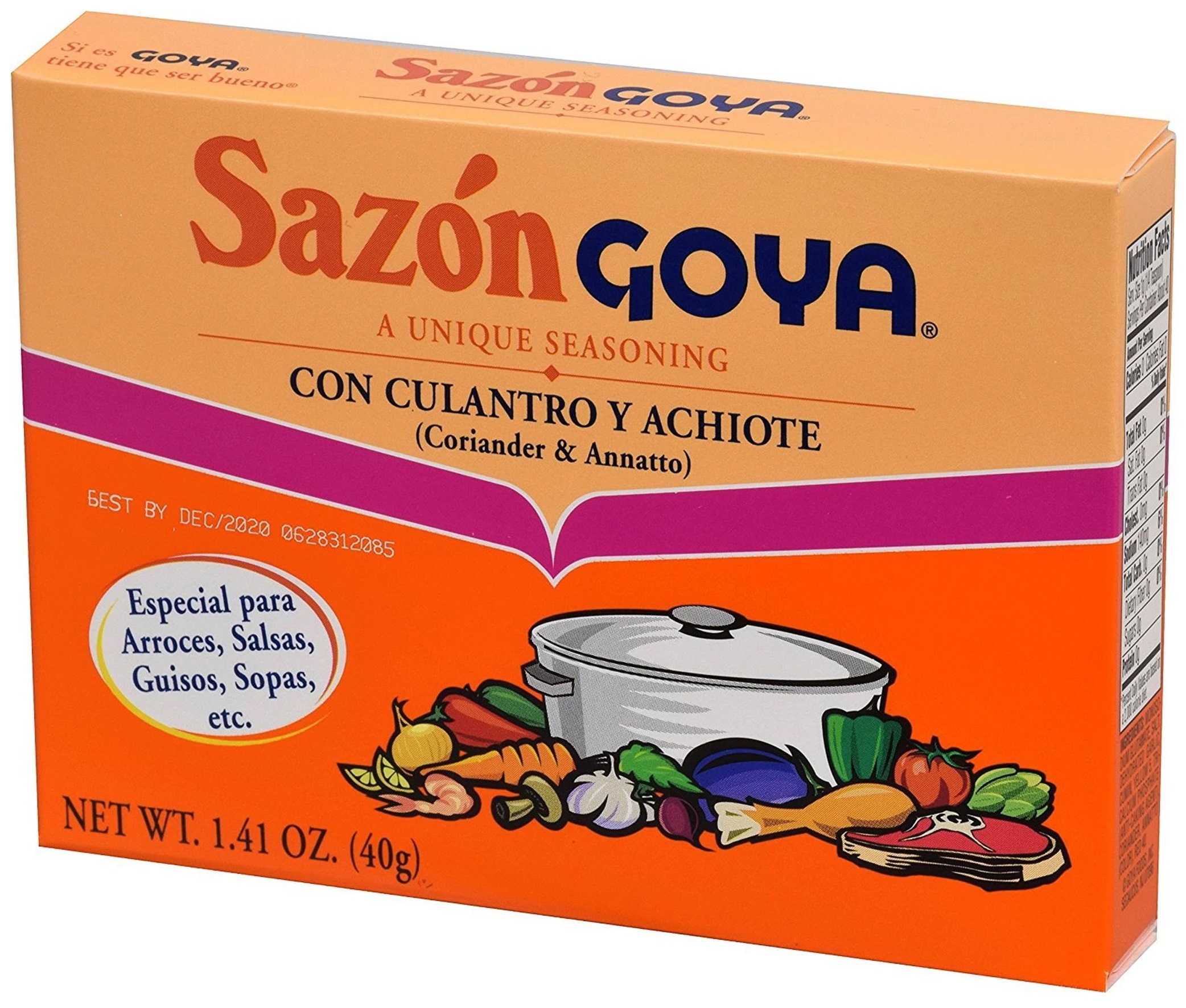 BYRINC: CAJA SAZON GOYA CULANTRO ACHIOTE