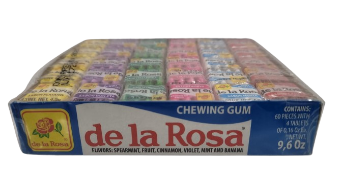 BYRINC: CHICLES 270G C/60 DE LA ROSA